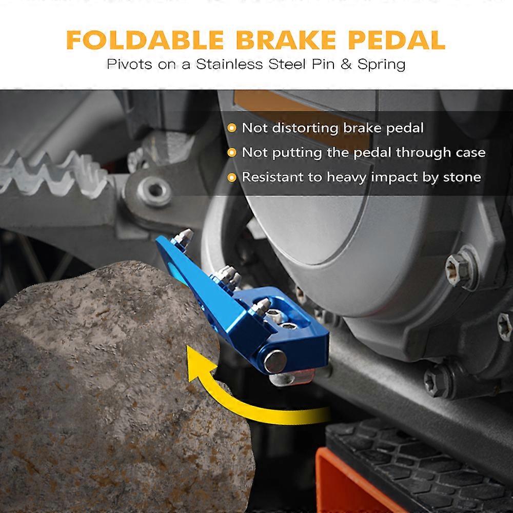 Rear Folding Brake Pedal Step Tip Plate For Husqvarna 701 ENDURO/ 701 ...