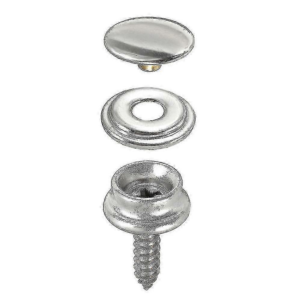 10 Sets Stainless Steel Tapping Snap Fastener Kit Tent Marine Yacht ...