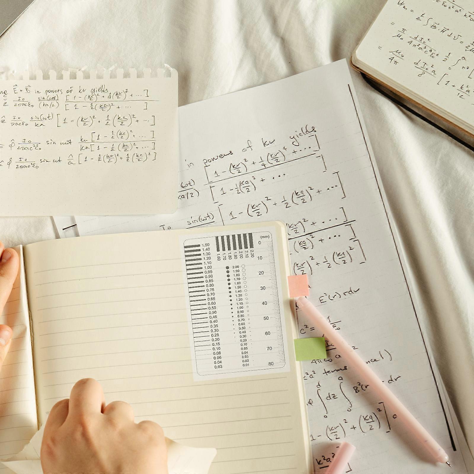 High Precision SEC Size Estimation Chart Transparency Defect Diameter ...