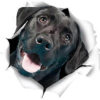 Pack Labrador 3D Dogs Stickers Black Labrador Retriever Car Sticker ...