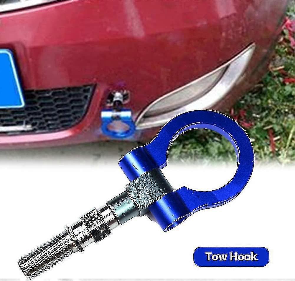 Universal Car Tow Hook Towing Ring Kit, Aluminum Alloy Universal Anti ...