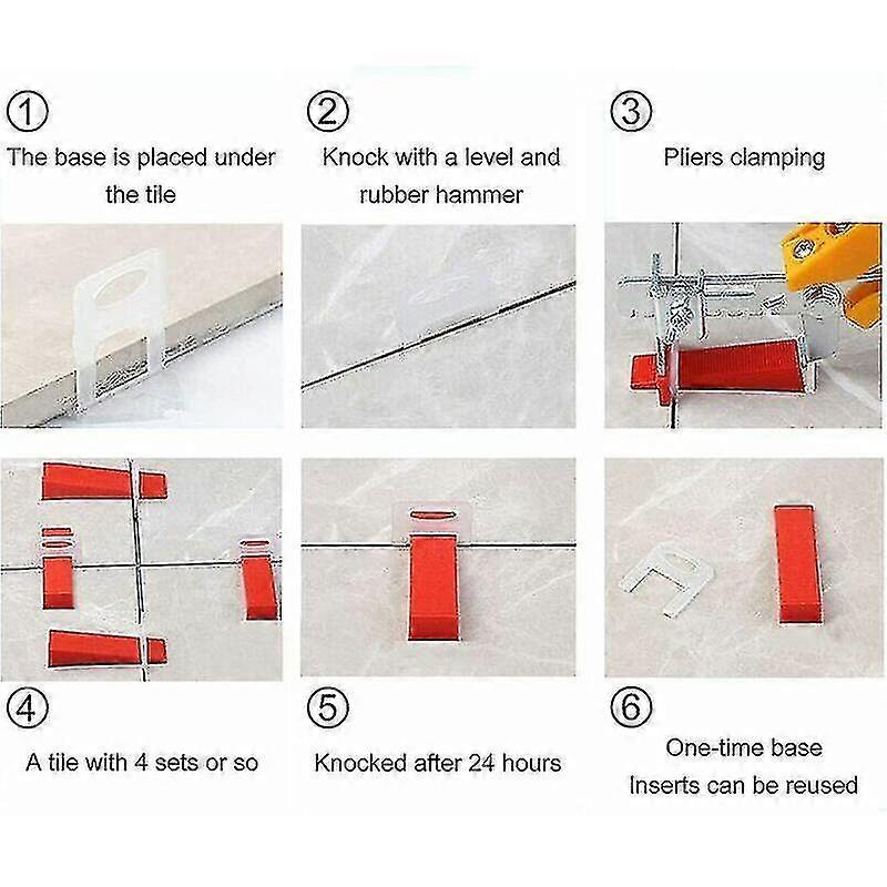 Ceramic Tile Leveling System With A Seam Width Of 1.5mm, 400 Traction ...