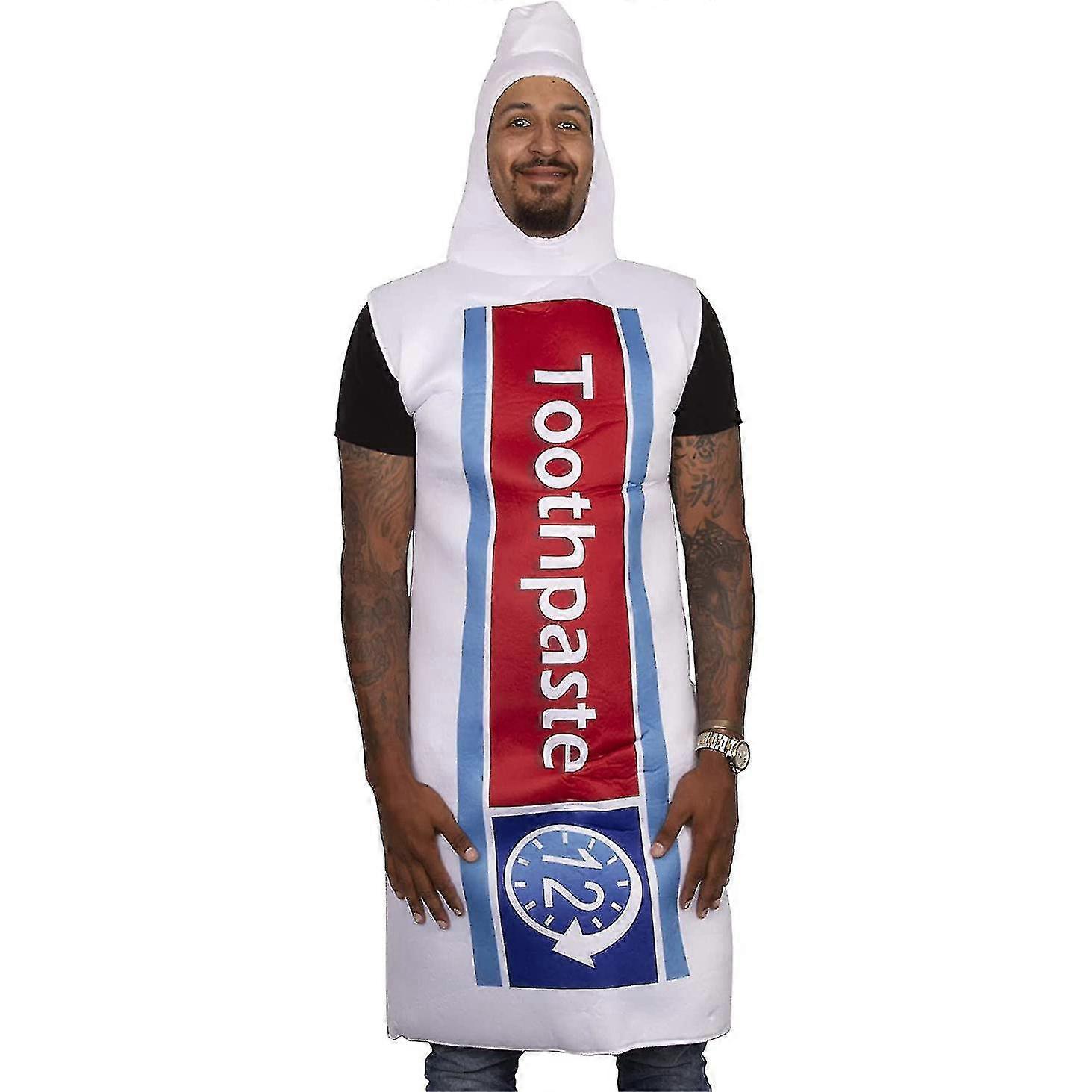 2 Pcs Toothbrush Toothpaste Costume, Halloween Dress Up Funny Couples ...