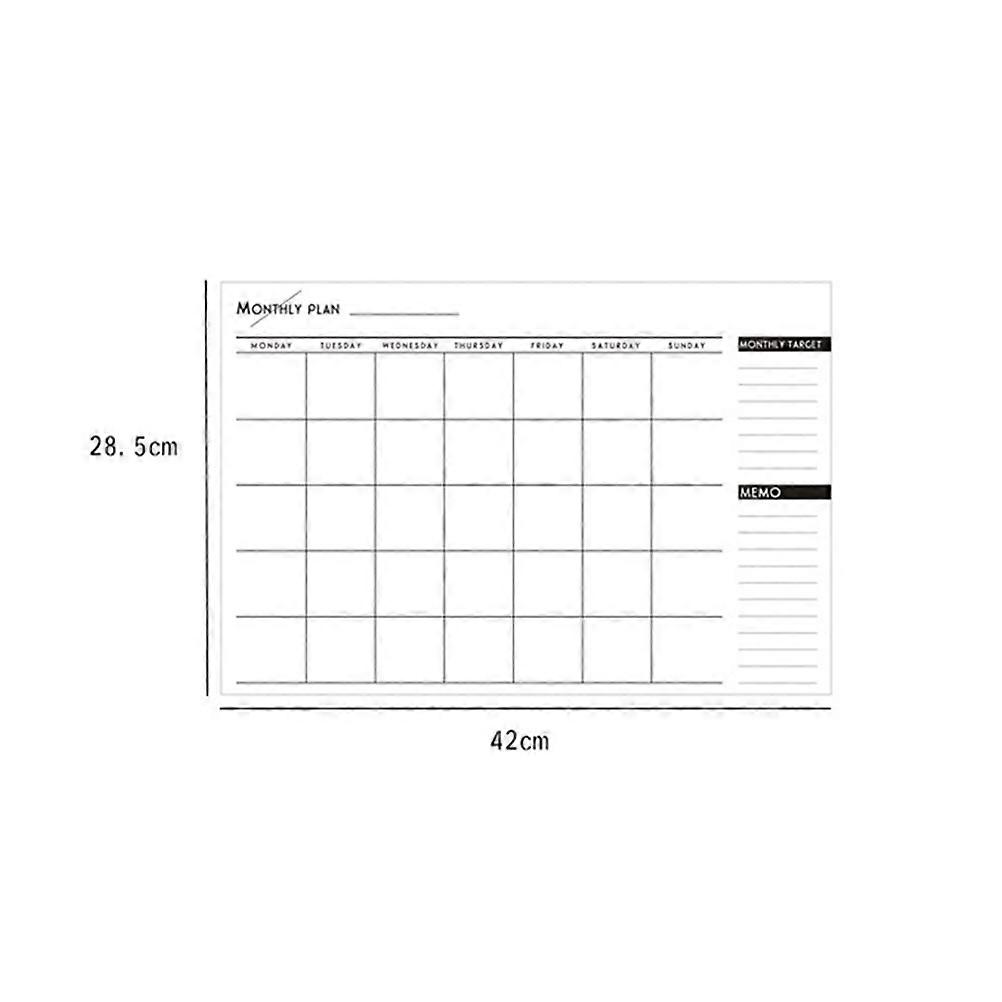 12 Pcs Notepads Work Months Academic Planner 2020 Weekly Planner Day ...