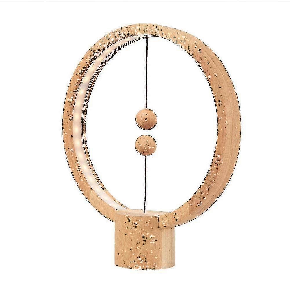 Heng Balance Lamp, Table Lamp - Round - Light Wood | Fruugo UK