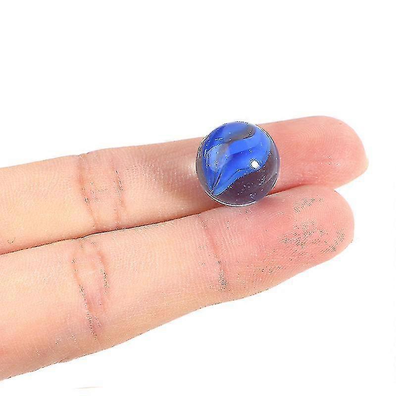 20pcs 14mm Colorful Glass Marbles Kids Marble Run Game Vase Fish Tank ...