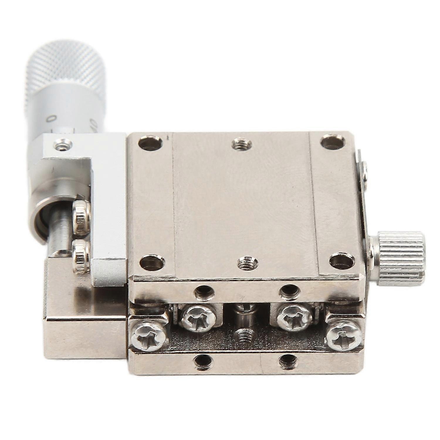 Linear Stage X Axes 25x25mm Micrometer Manual Displacement Platform ...