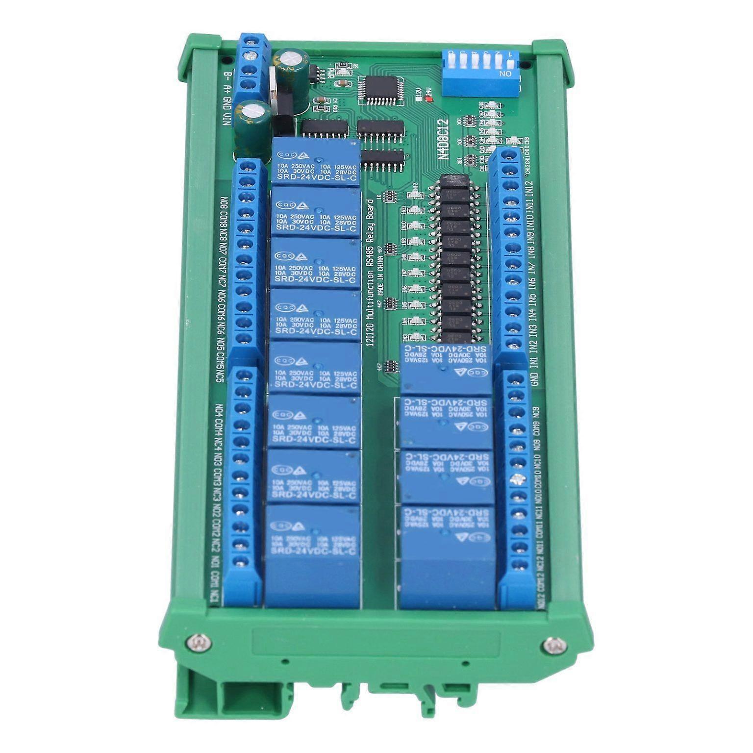 12 in 12 out rs485 relay Relay Module 12 In 12 Out RS485 Board ...