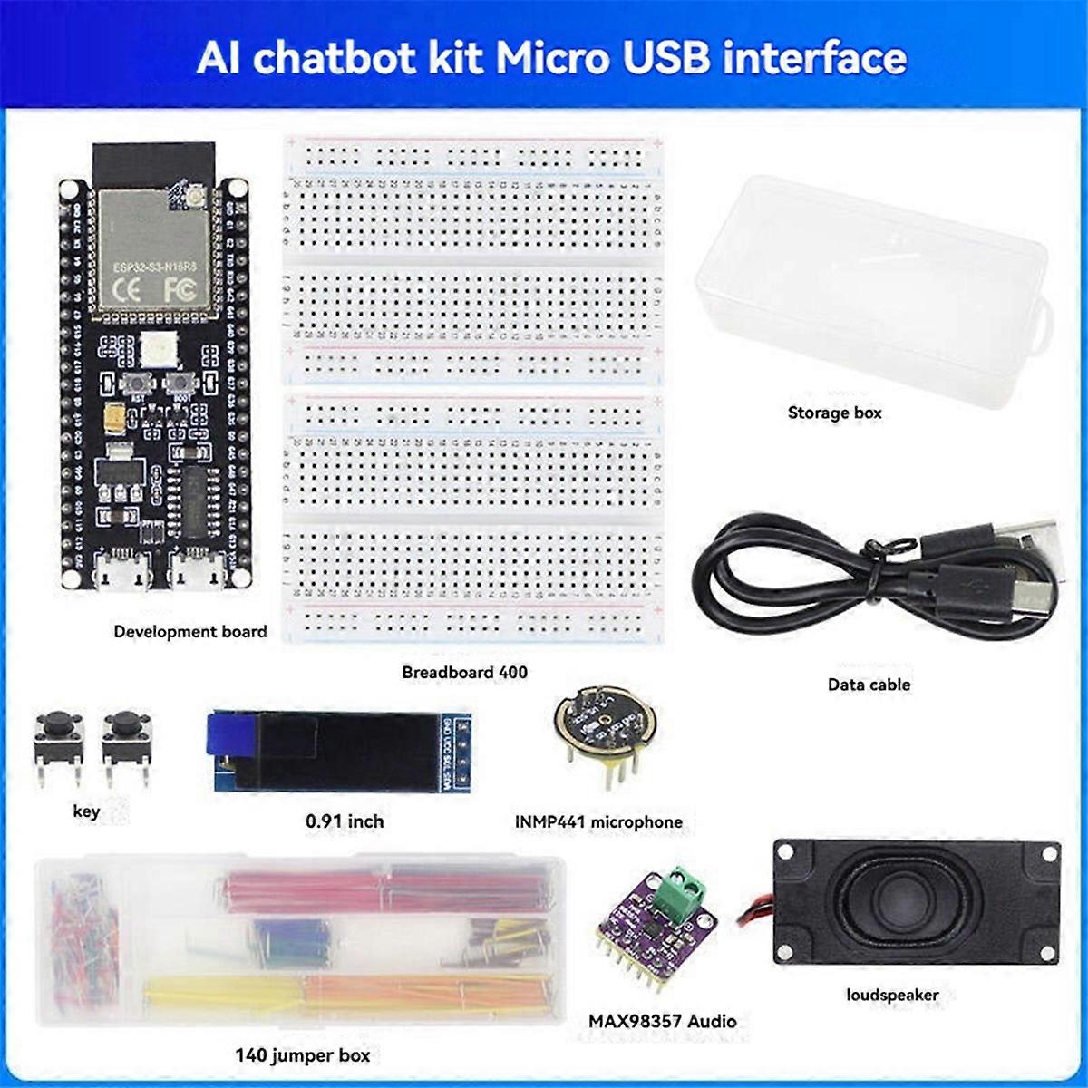 AI Chatbot Development Board Kit ESP32-S3 N16R8 Artificial Intelligence ...