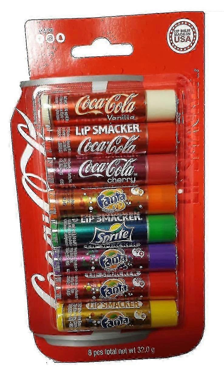 Lip Smacker Coca Cola Lip Balm Pack Of 8 | Fruugo UK
