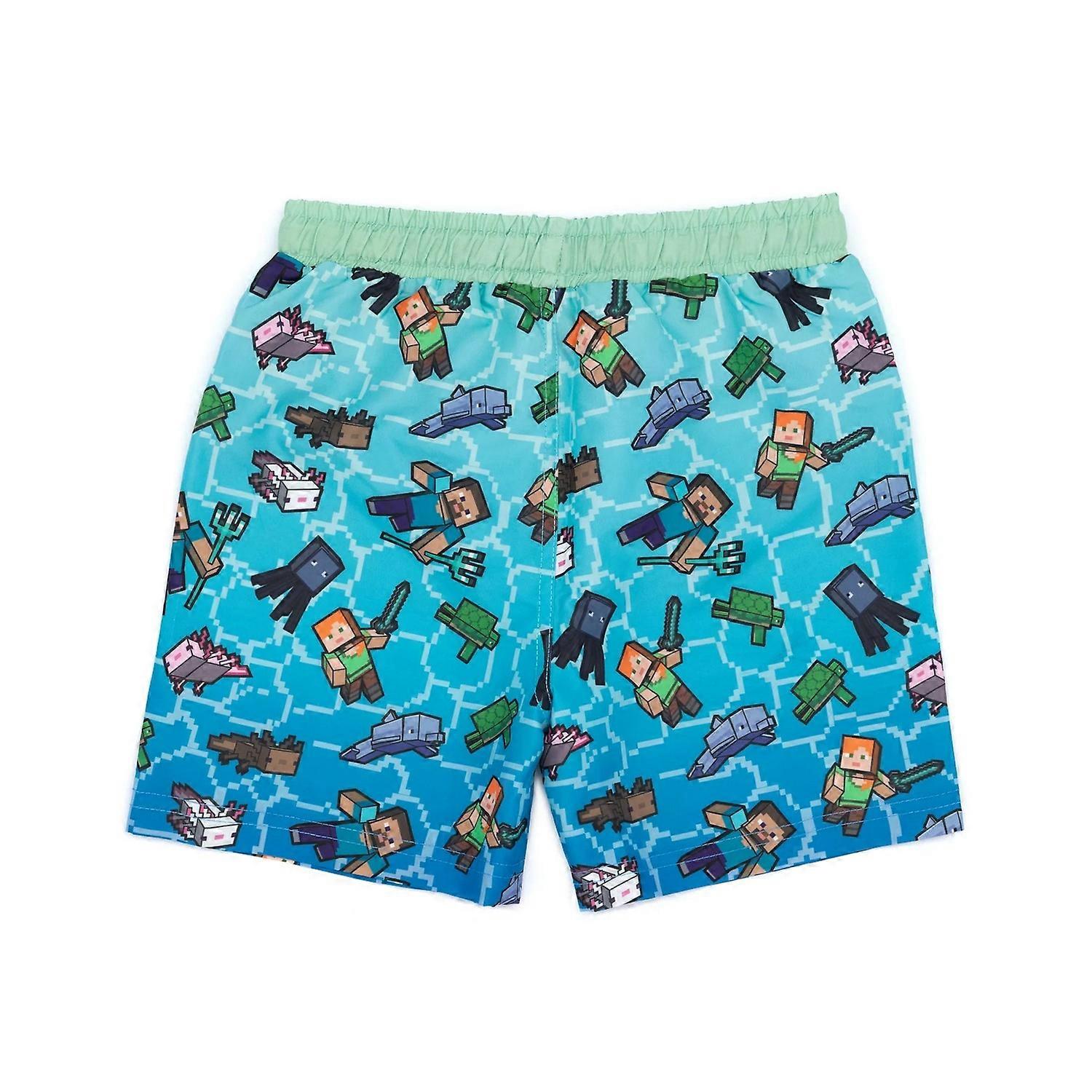 Minecraft Boys Swim Shorts | Fruugo UK