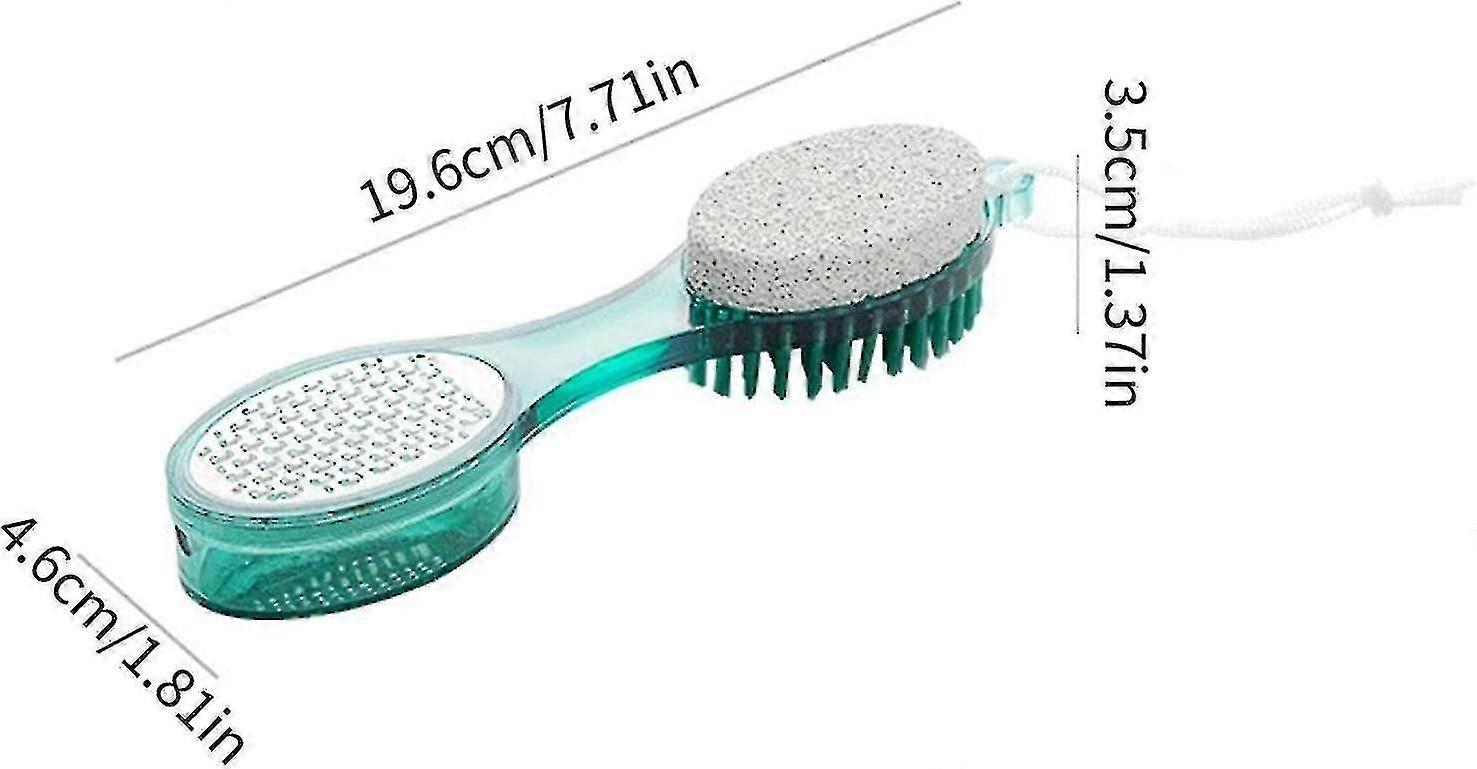 Foot Scrubber, 4 In 1 Foot Scrubbing Tool, Foot Heel Scraper With ...