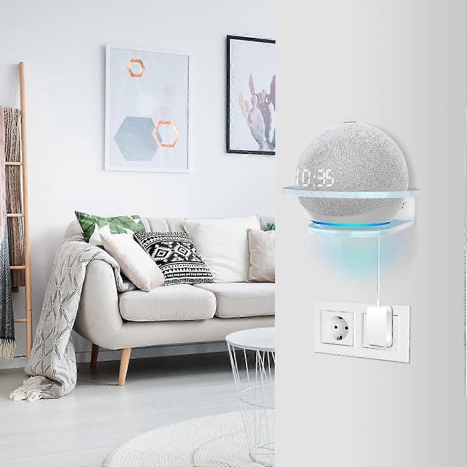 Wall Mount Holder for Dot 4th Gen, Dot 3th Gen, Acrylic Stand Shelf ...