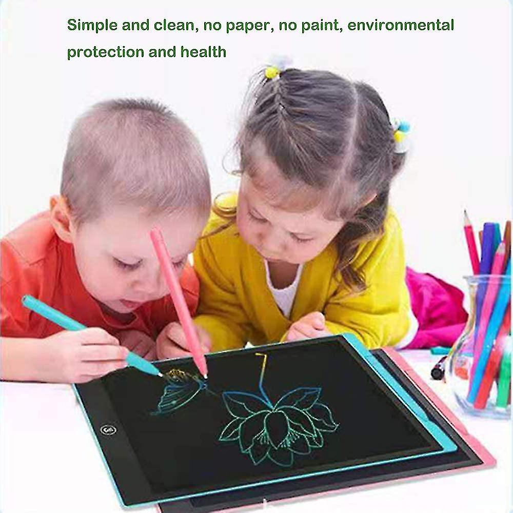 Lcd Writing Pad Kids Reusable Graffiti Pad 12 Inch Erasable Electronic ...