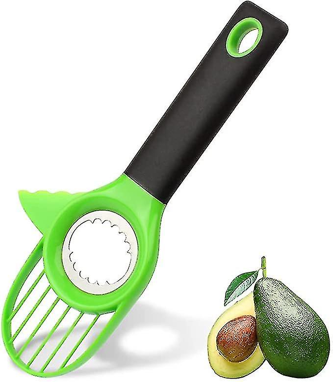 3 In 1 Avocado Slicer Tool With Grip Handle,multifunctional Avocado ...