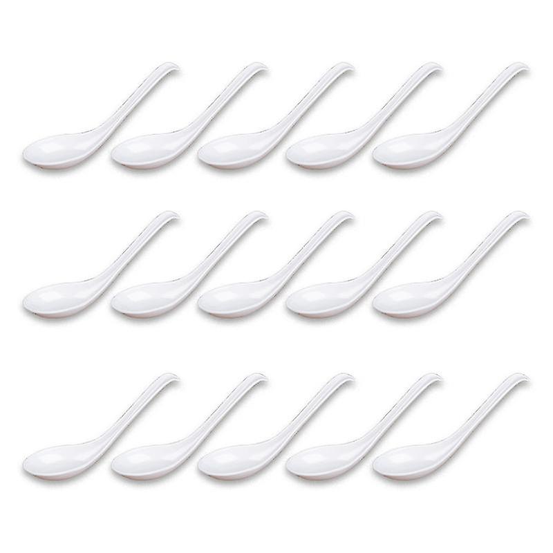 15pcs Japanese Style Soup Spoons - Creative Rice Spoons For Chinese ...