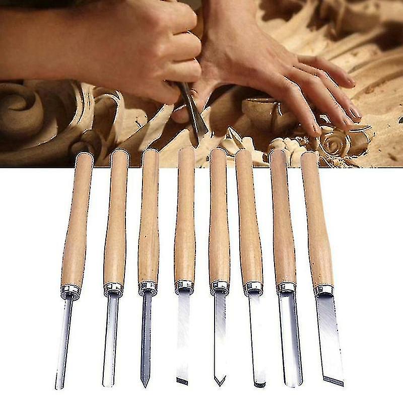 8/10/12pcs Gouge Lathe Chisel Woodworking Wood Tools Carving Turning ...