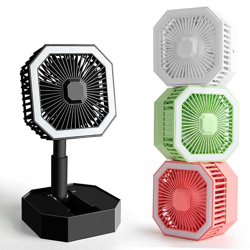 Mini Table Lamp Fan Folding Telescopic Portable Fill Light Touch ...