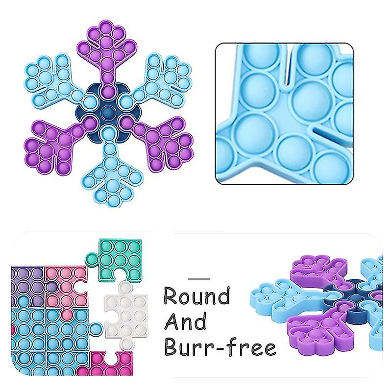 Christmas Tree Simple Dimple Fidget Sensory Toy 3d Puzzles Relieve ...