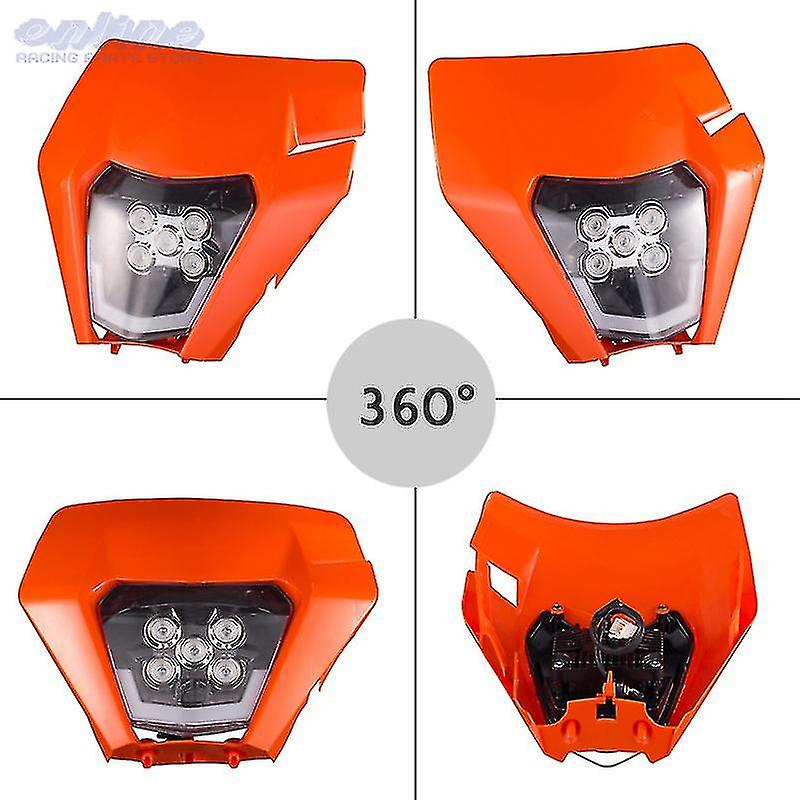 Motorcycle Led Headlight Headlamp Head Light For Ktm Exc Excf Sxf Xc ...