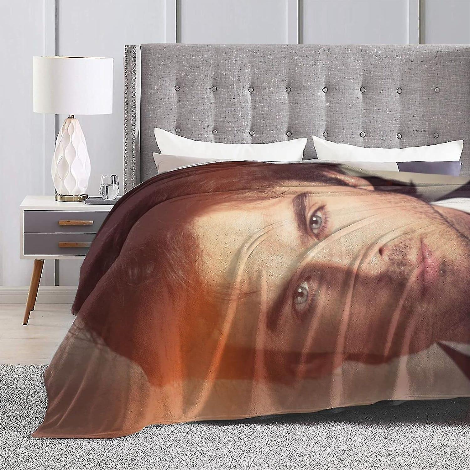 Ian-somerhalder Hyggeligt Plys Thow tæppe Flannel tæppe, sengetøj Varm ...