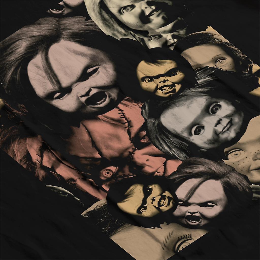 Chucky Scary Face Montage Men's Hooded Sweatshirt | Fruugo UK