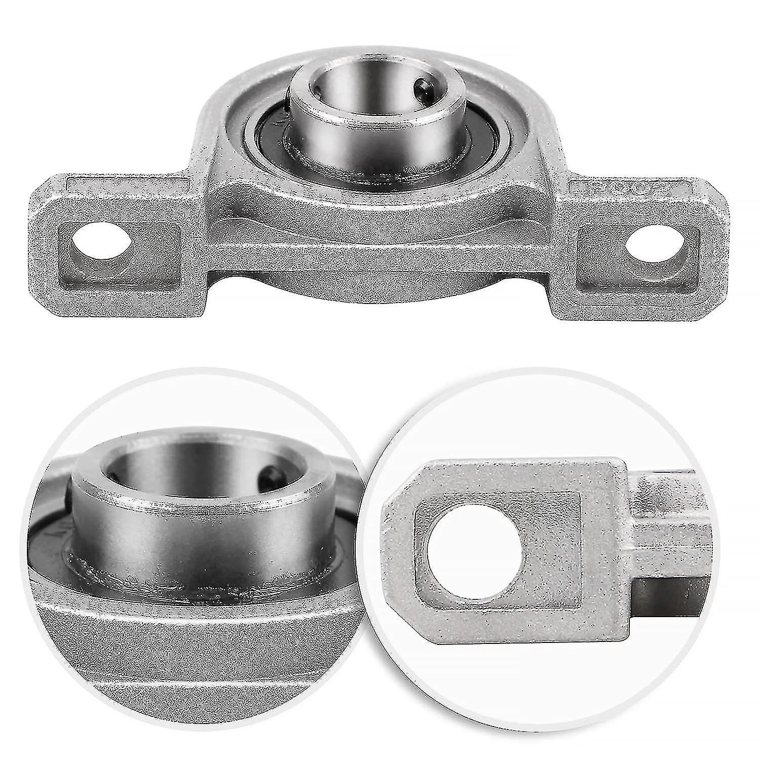 4 Pcs Bearing Housing Flange Bearing 20mm Kp004 Ball Bearing Block ...