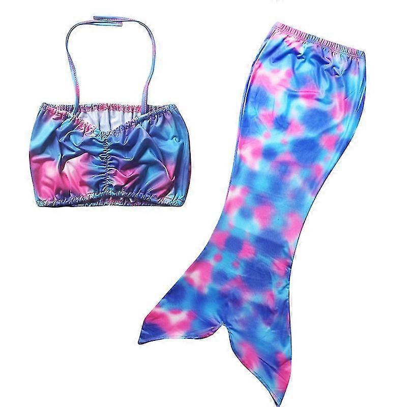 Children's Swimwear Girls' Bikini Mermaid 3-piece Mermaid Swimming ...