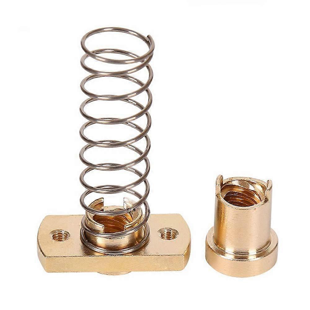 Pack CR10 Z Axis T8 Anti-Backlash Brass Spring Loaded Nuts to Eliminate ...