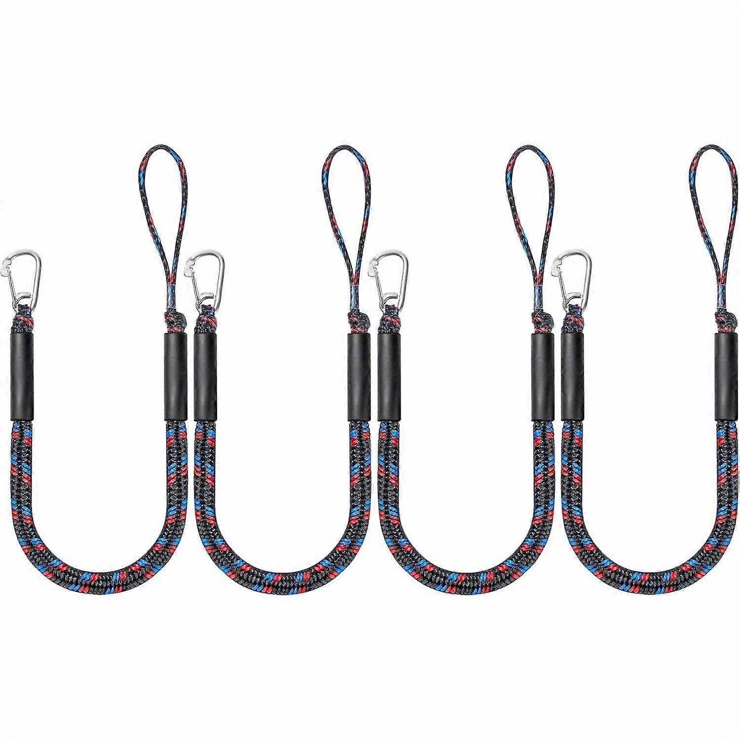 4 Pack Bungee Dock Lines For Boats Marine Mooring Lines Boat Rope For ...