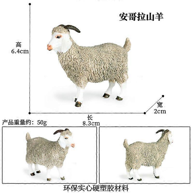 Angora Goat Animal Model Action Figure Sheep Animal Action Figures ...