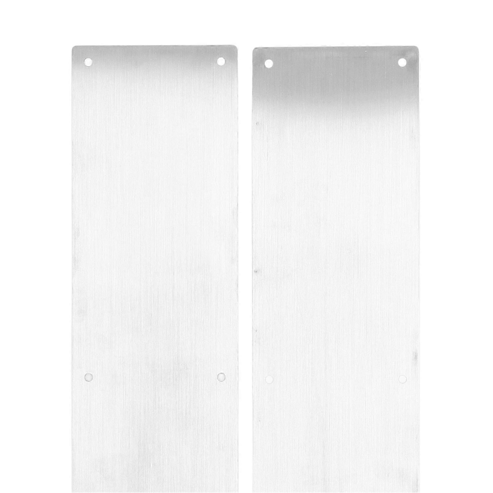 2pcs Door Kick Plate Decorative 304 Stainless Steel Door Protection ...
