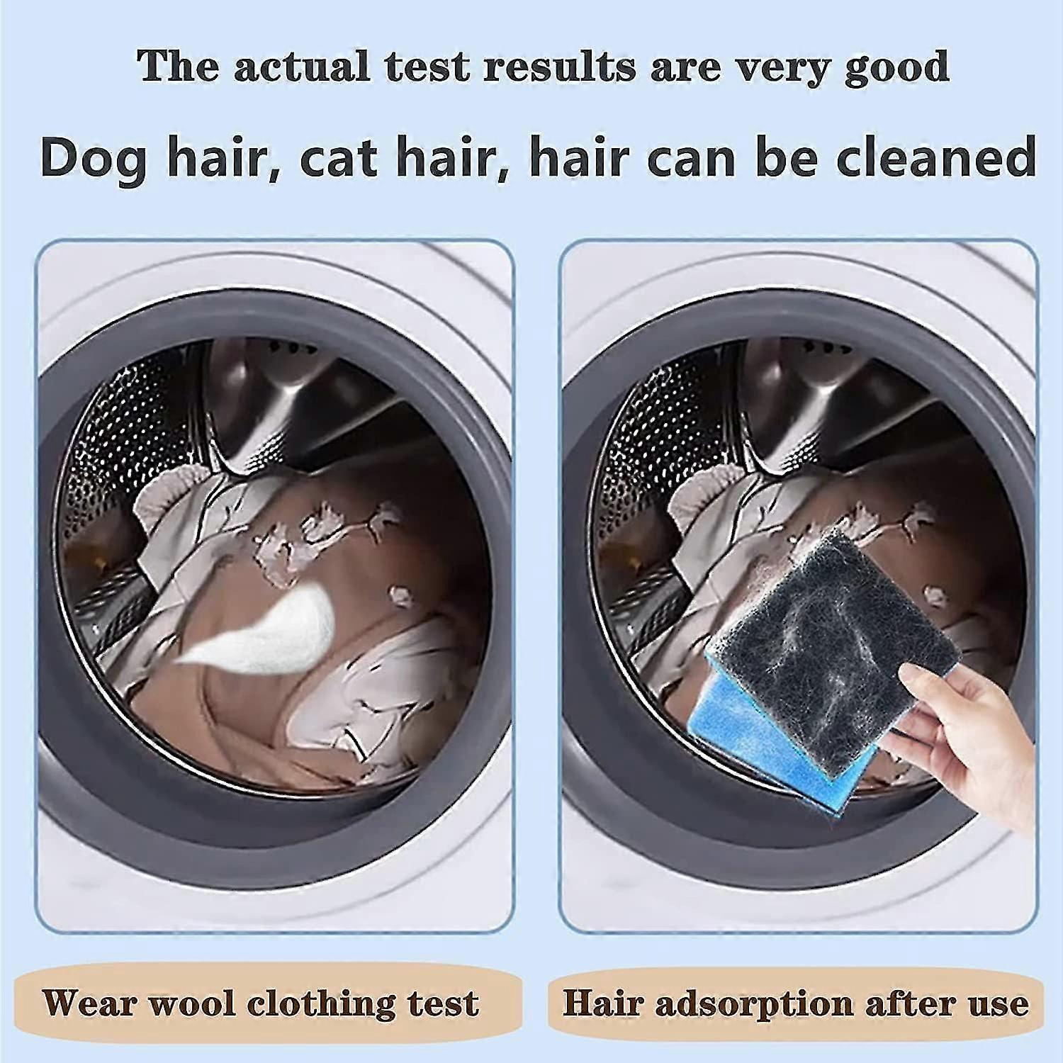 Pet Hair Remover For Laundry, Reusable Washing Machine Pet Hair Catcher ...