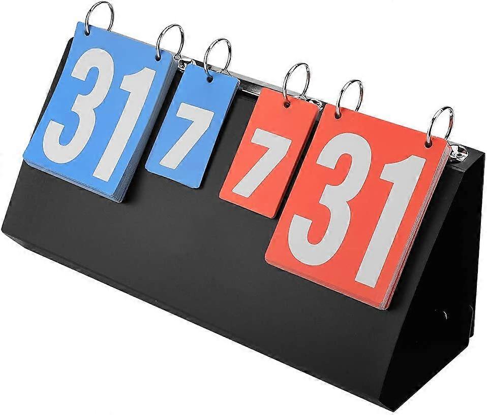 4 Digit Scoreboard Flip Design Table Tennis Scoreboard for Basketball ...