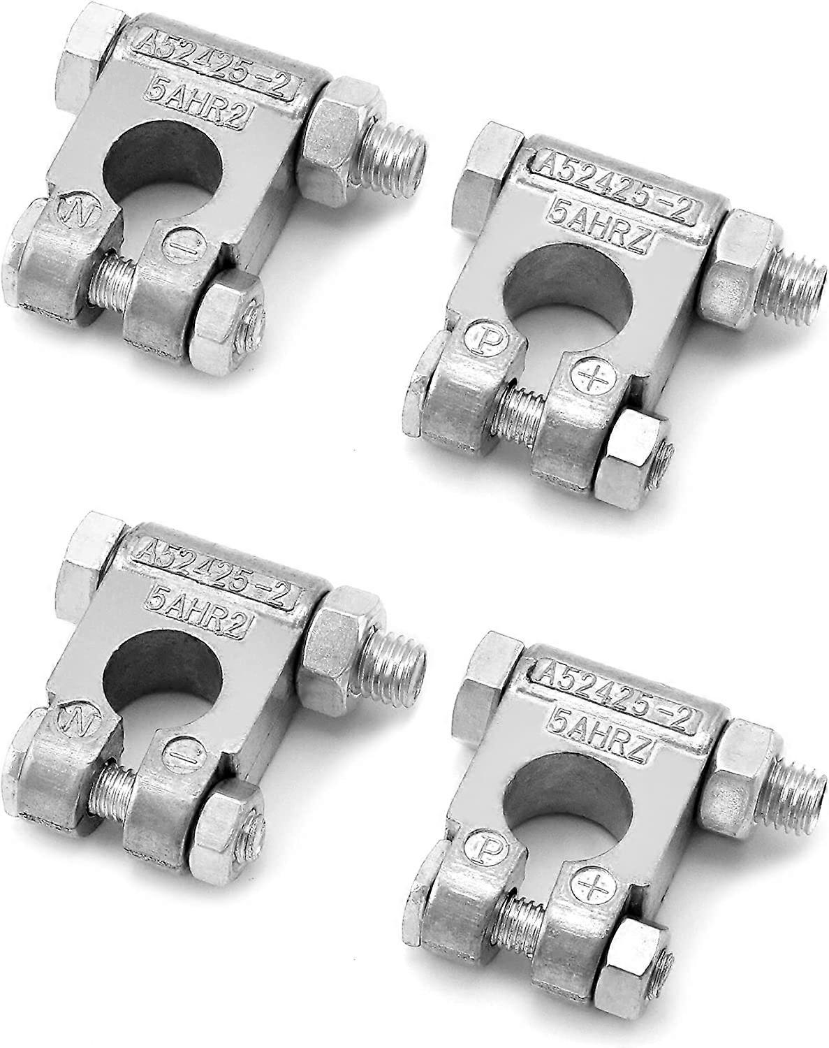 Military Spec Battery Terminals, 2 Pairs Negative and Positive Top Post ...