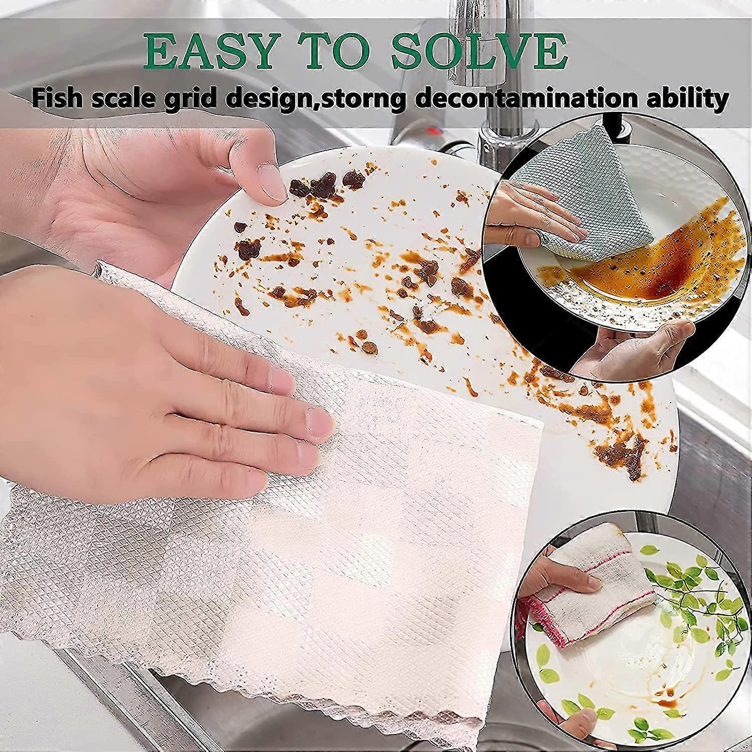 10 Pack Multifunction Microfiber Cleaning Cloth For Glass Mirror ...