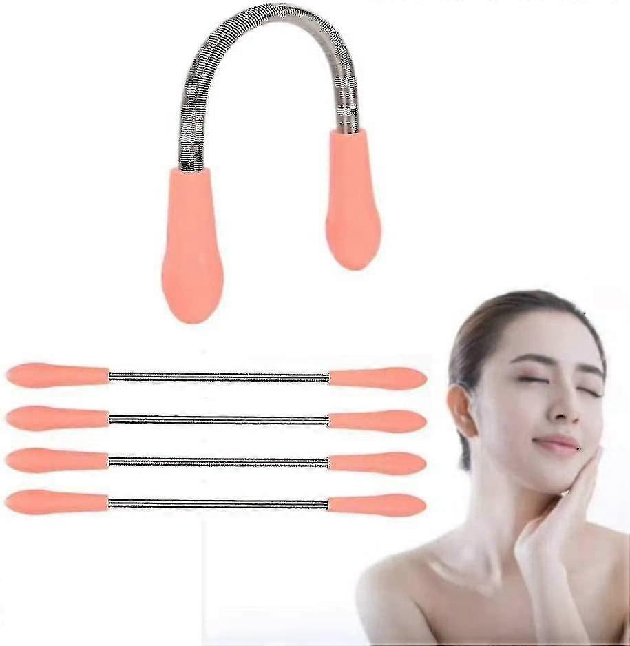 5pcs Spring Facial Hair Epilator, Spring Facial Hair Remover For Women ...