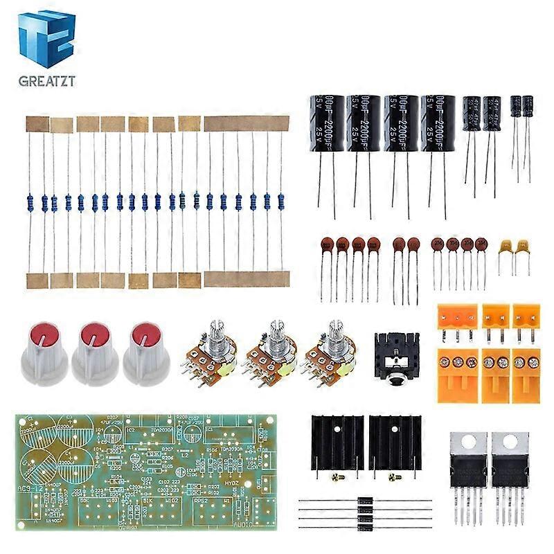 TDA2030A DIY Kit Electronic Amplifier Dual Channel Power Board DIY Kit for Arduino Production ...