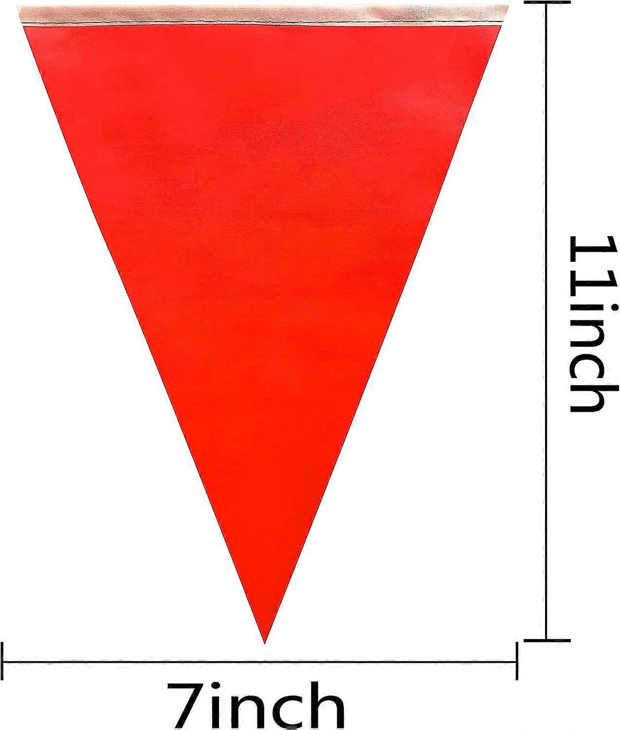 100 Feet Solid Purple Pennant Banner Flags String Triangle Bunting ...