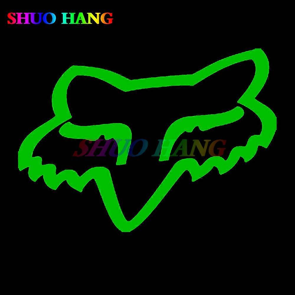 Fox Car Stickers No Outline ATV RV MX Die Cut Auto Parts Bumper Windows ...