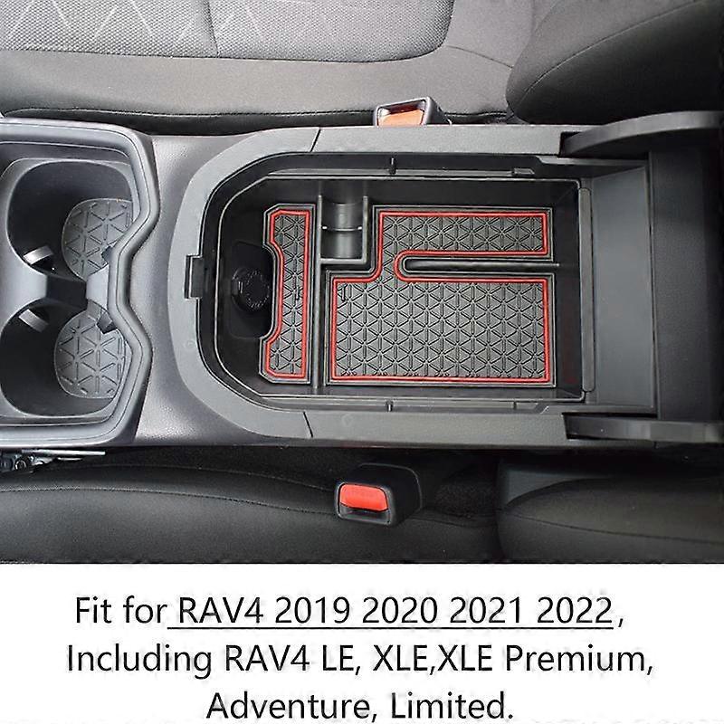 Car Armrest Box Storage For Toyota RAV4 RAV 4 2019 2020 2021 2022 2023 ...