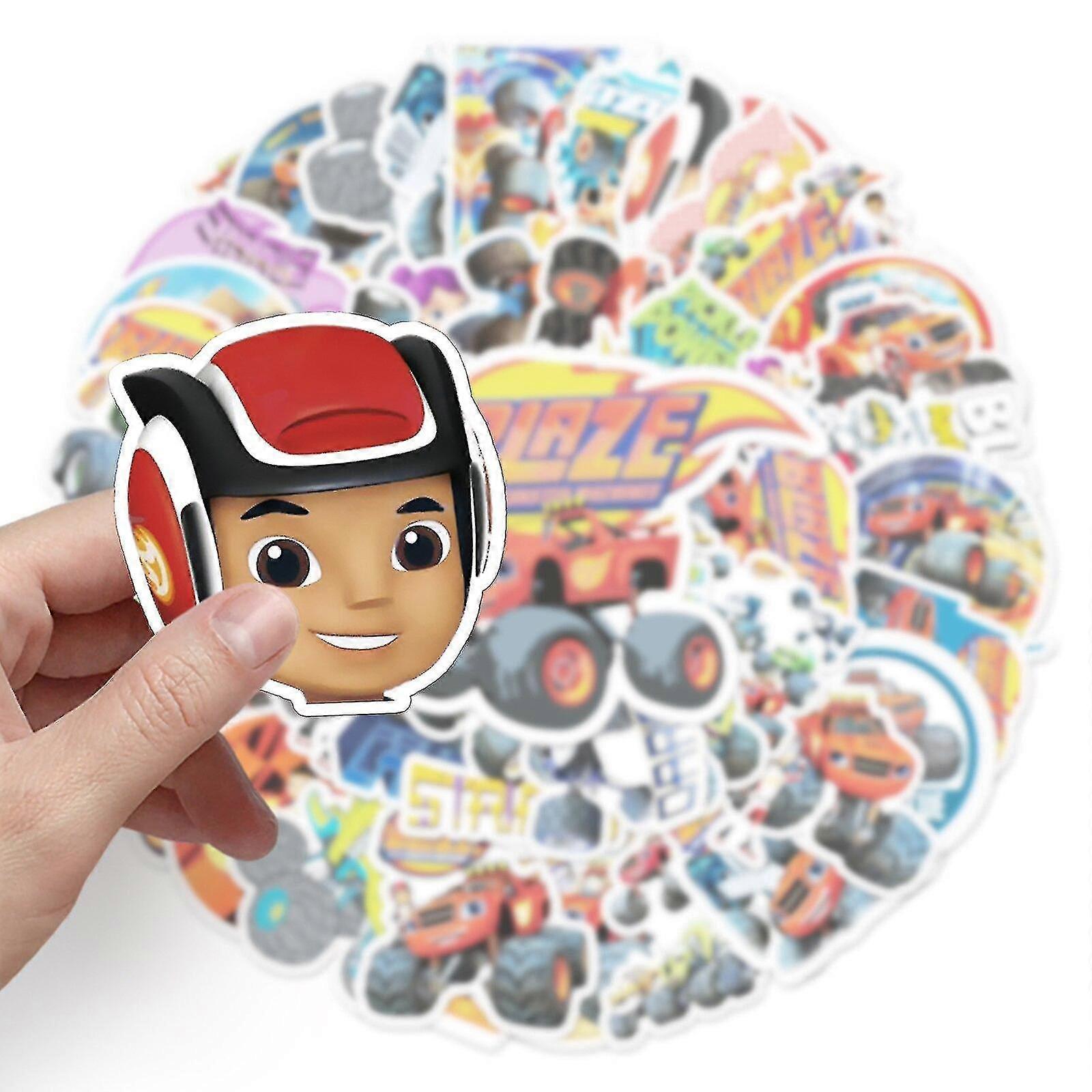 50pcs/set Anime Blaze Monster Machines Fire Cyclone Fighting Convoy ...