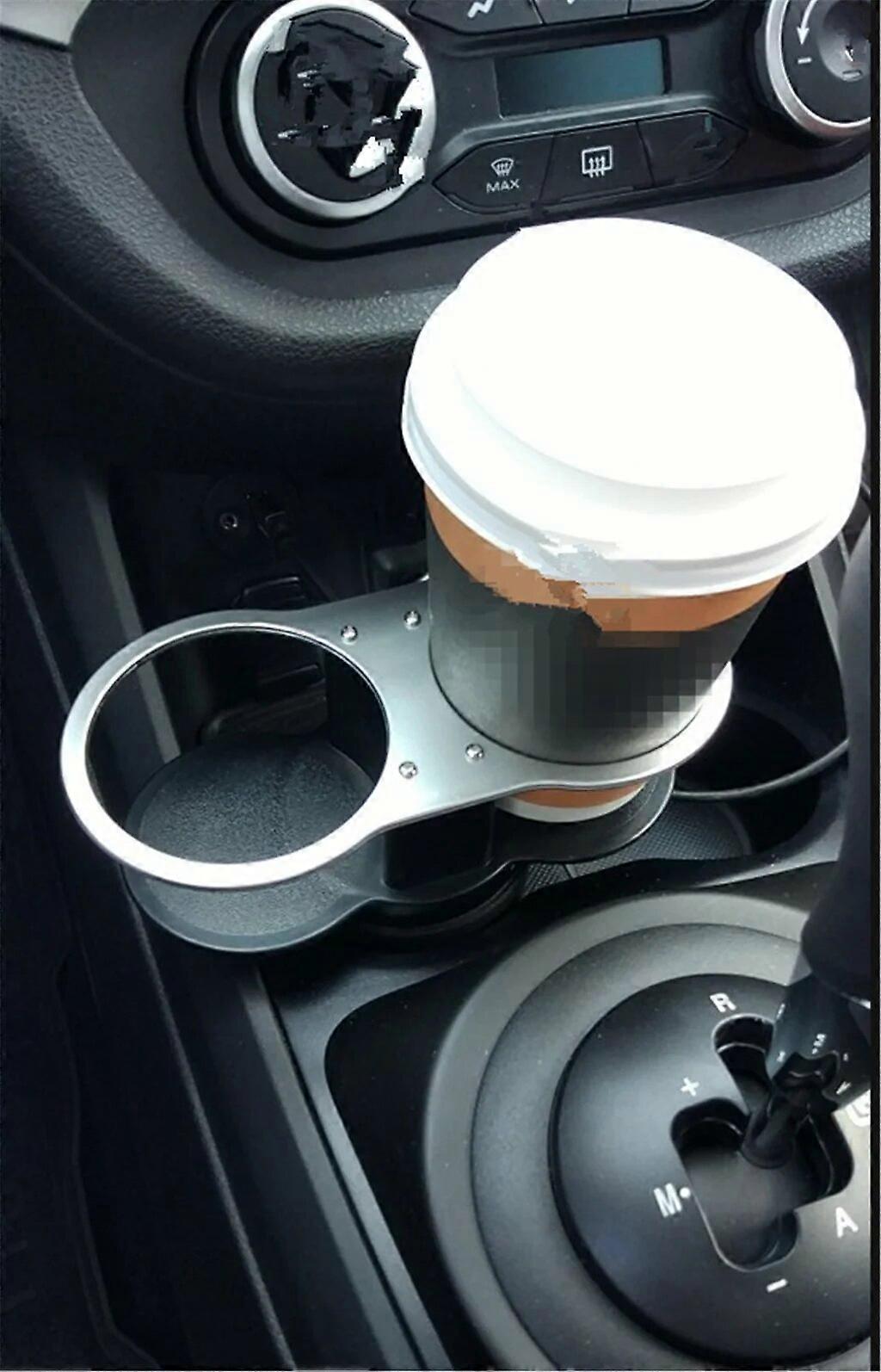 Double hole car accessories cup holder / beverage rack mounting for ...