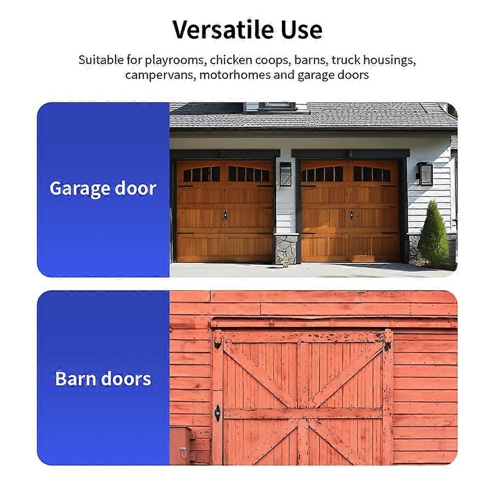 Shed Door Latch T-Handle Lock Kit with 2 Keys 4-1/2'' Door Lock for ...