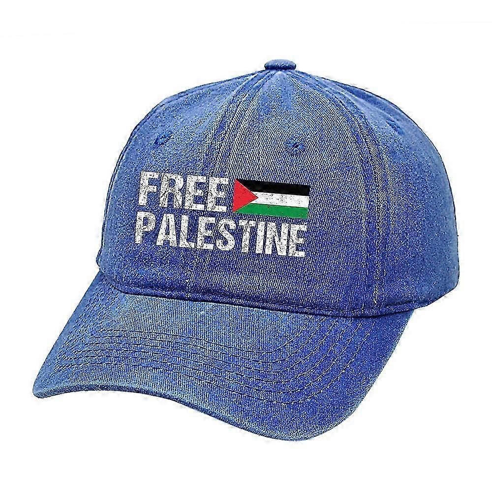 Free Palestine Baseball Cap Printed With Palestinian Flag Vintage ...