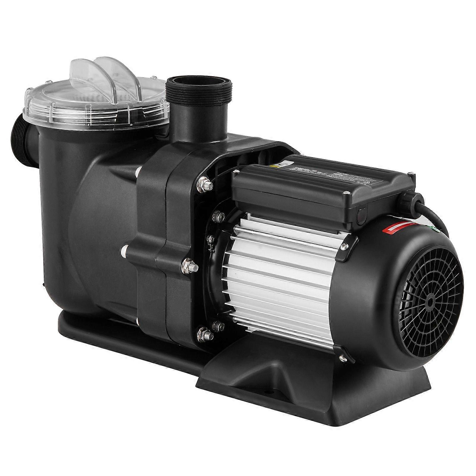 Above Ground Pool Pump, 2 HP, 115 GPM Max. Flow Single Speed Swimming ...