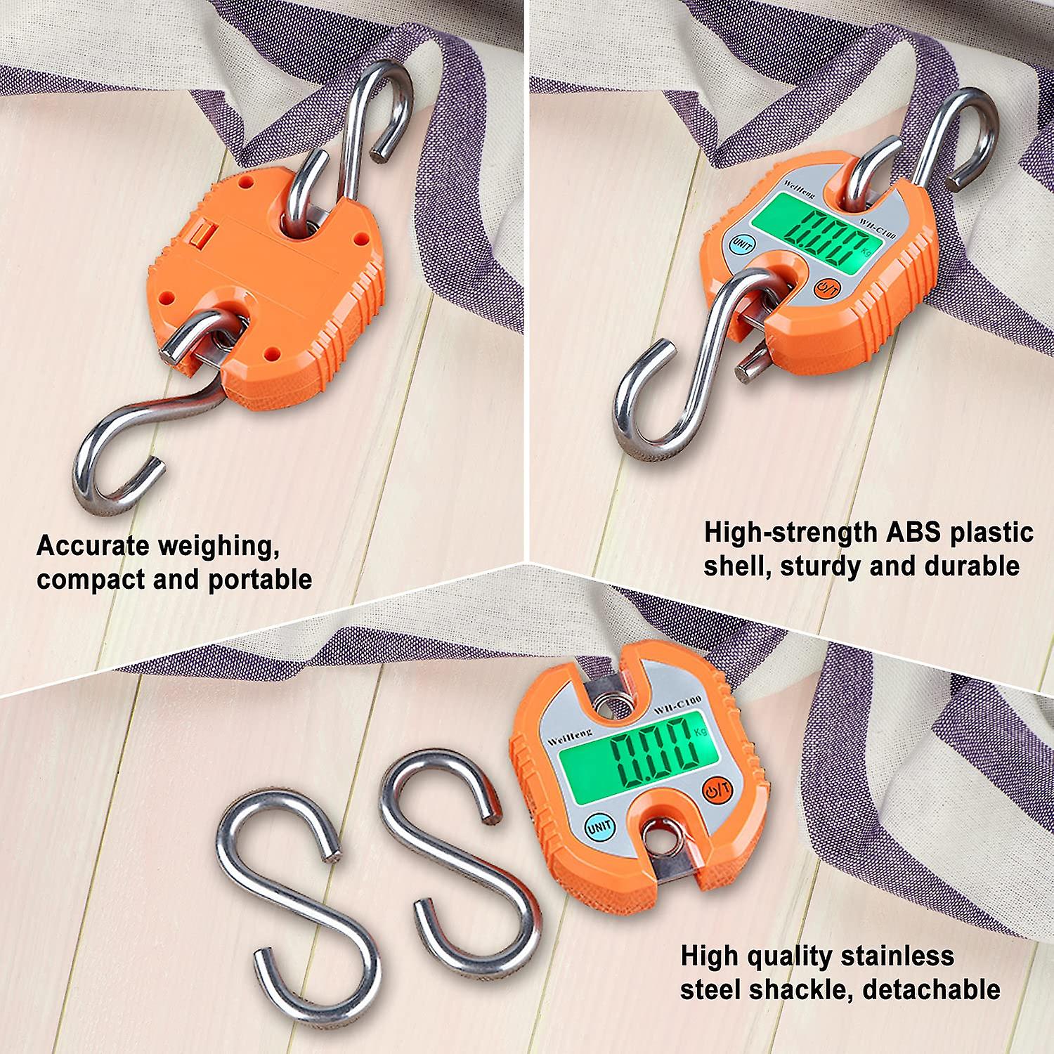 Crane Scale 150kg Double Accuracy Electronic Digital Hook Scale Mini ...