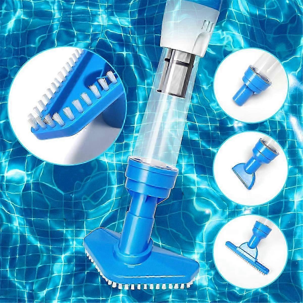 3in1 Cordless Rechargeable Pool Vacuum,Handheld Pool Cleaner Ideal for ...