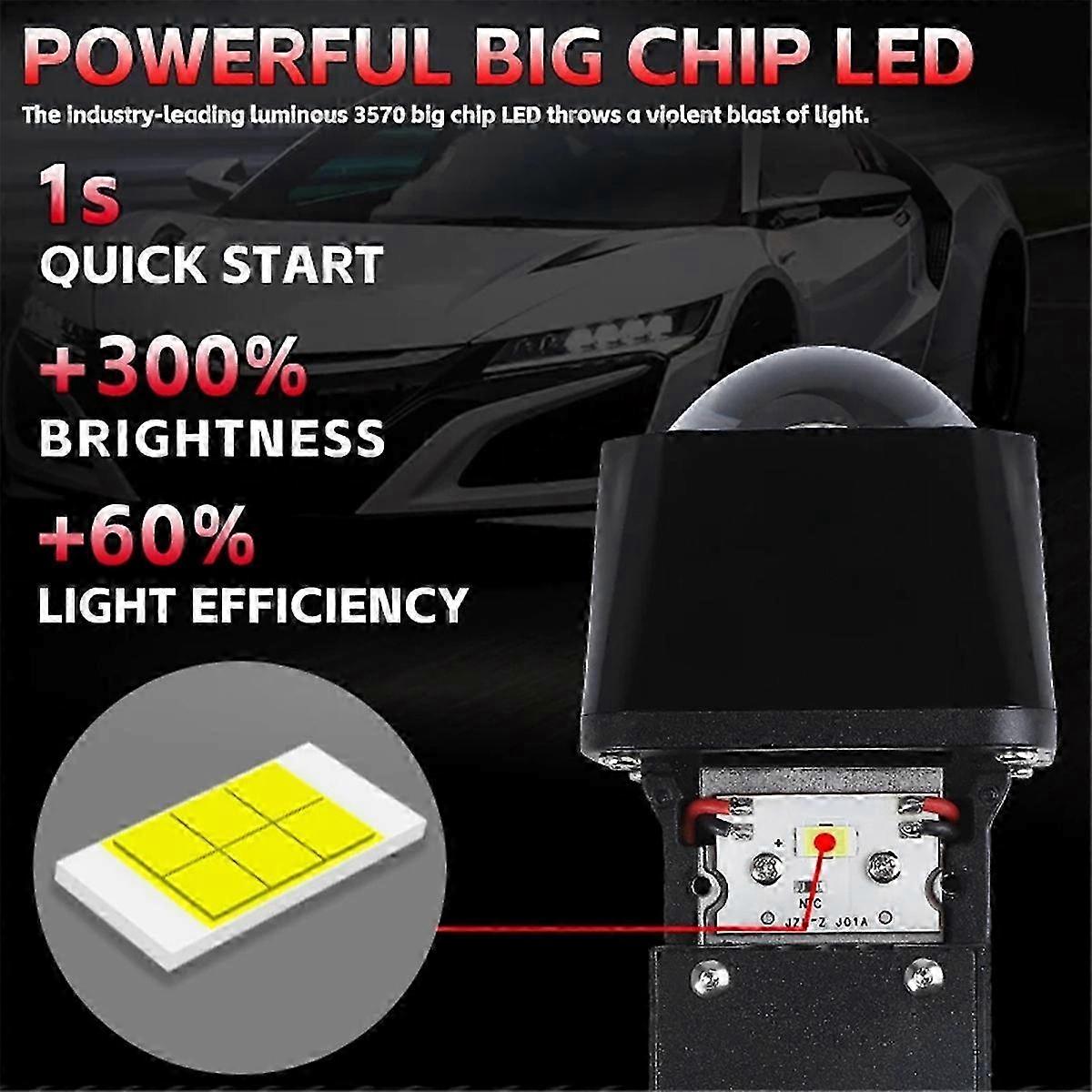 2025 Matrix Bi-Led Lens Car Motorcycle LED Headlight Projector Lens ...