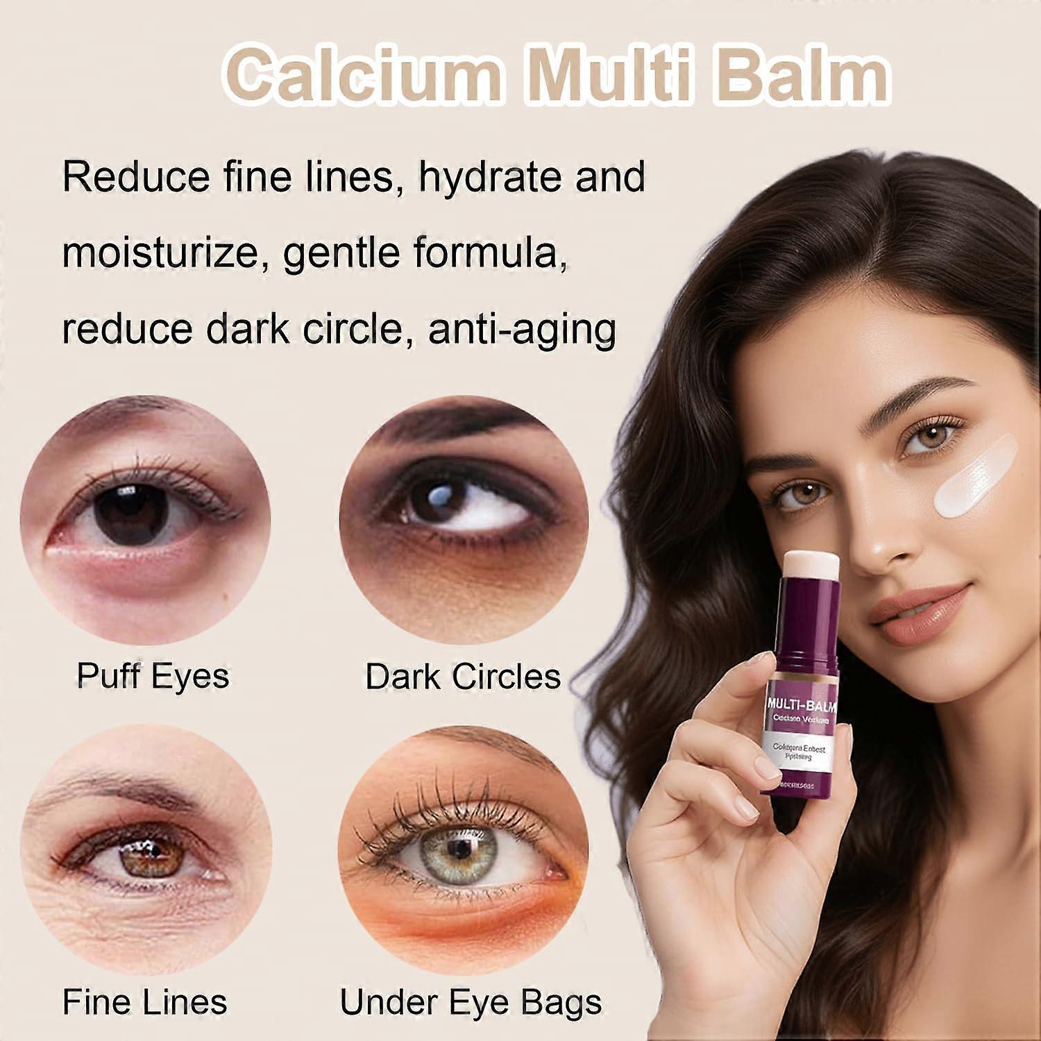Calcium Collagen Multi Balm Stick for Face and Eyes, Hydrating ...